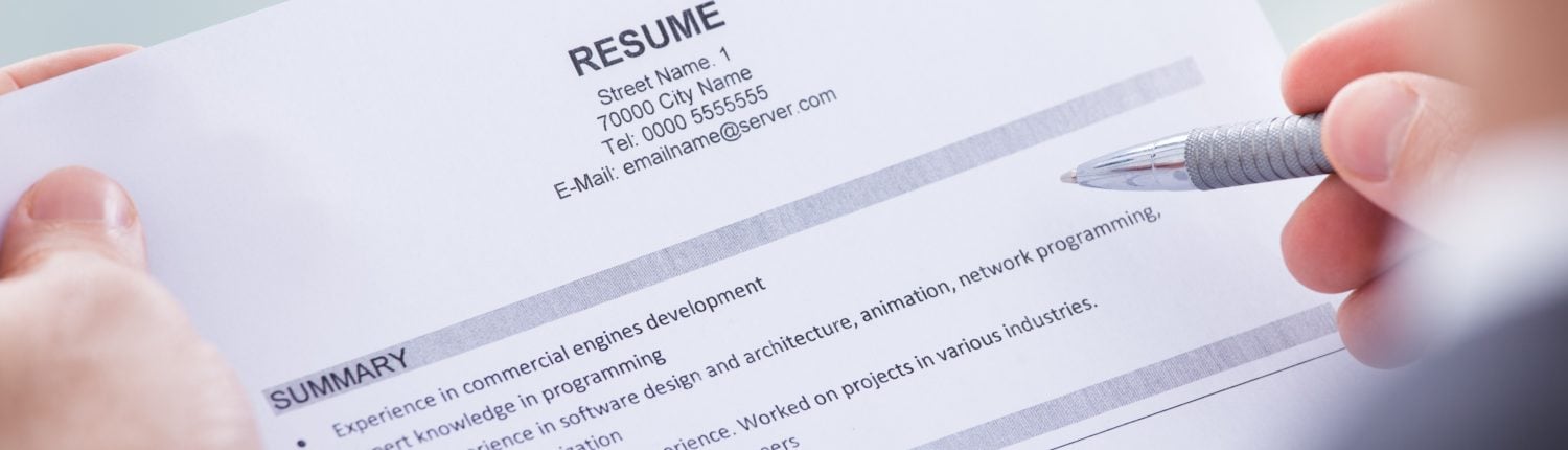 Formatting Your Resume for a Contract Position
